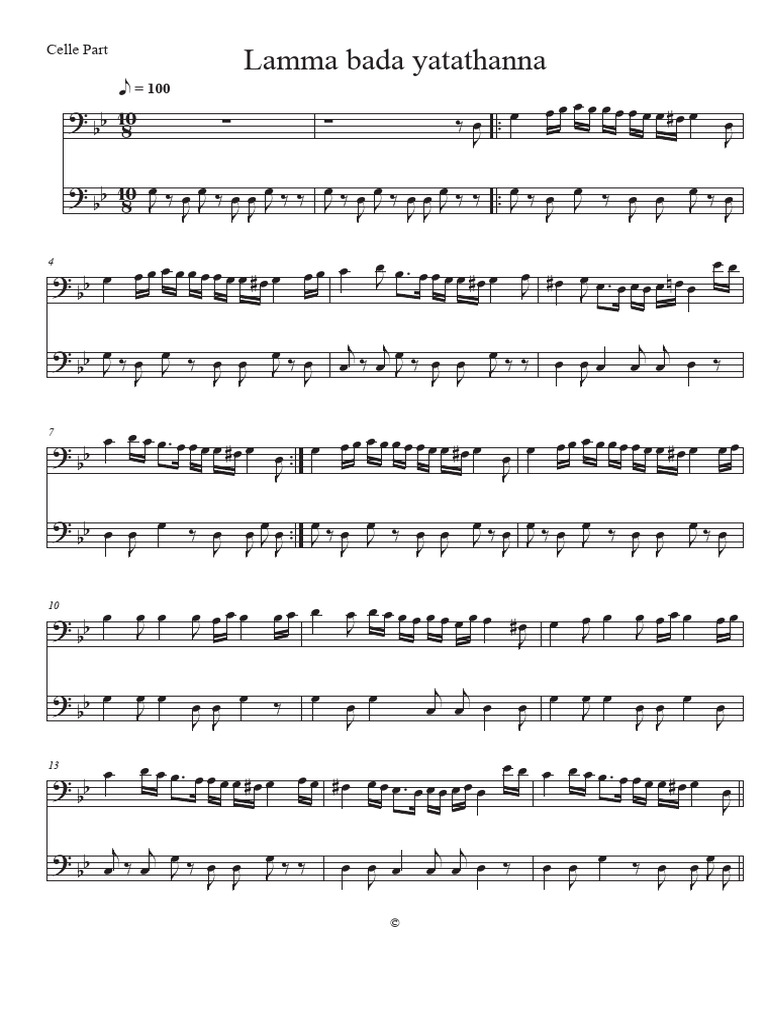 Lamma Bada 1 - Celle Part CHANT | PDF