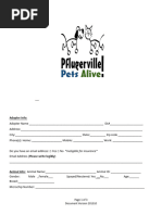 Sample Foster Agreement | PDF | Pet | Caregiver