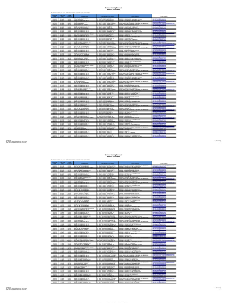 Training Schedule Internet | PDF | Business | Computers