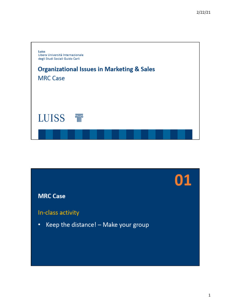 Case MRC | PDF | Business | Business Economics