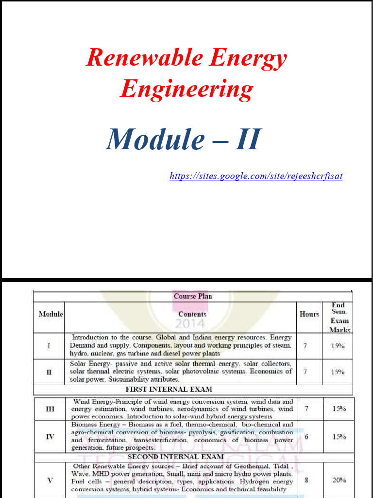 Renewable Enery Engineering m2 | PDF | P–N Junction | Solar Energy