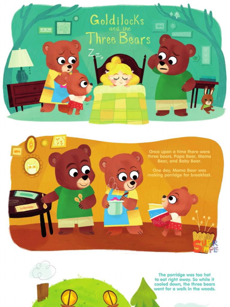 Goldilocks and The Three Bears (Super Simple Storybook) | PDF