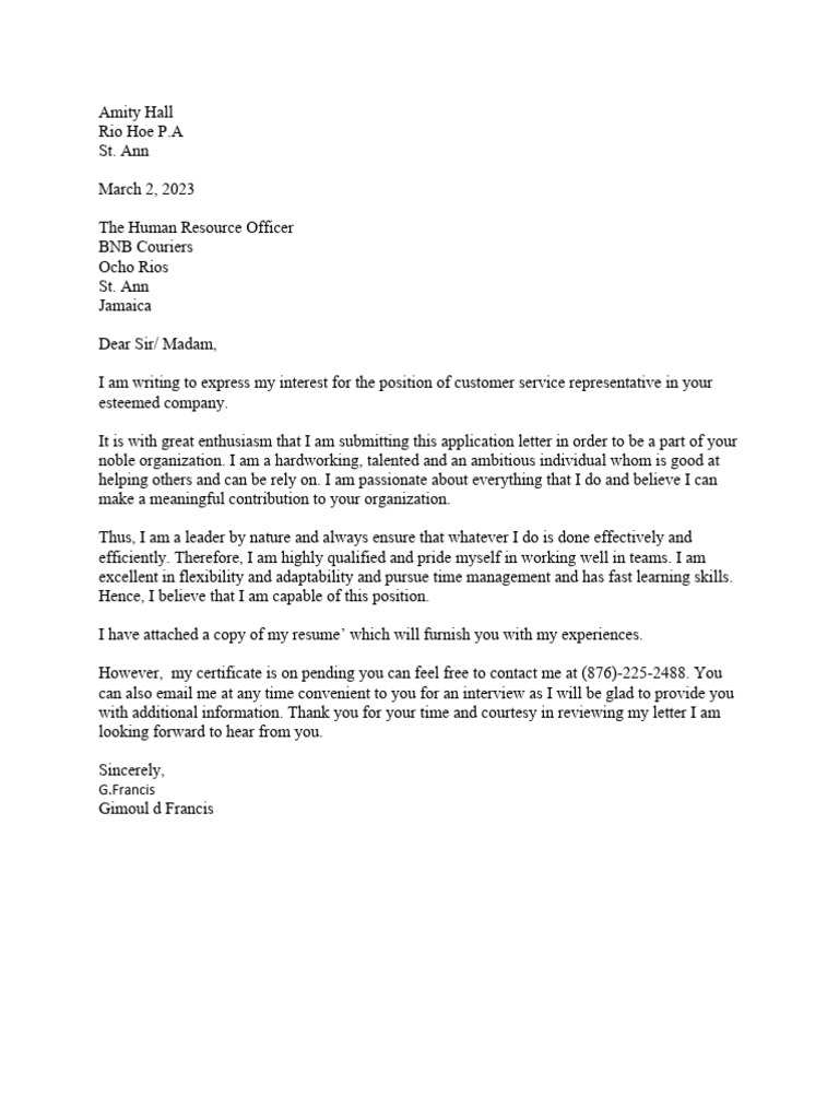 Application For Jimbali | PDF