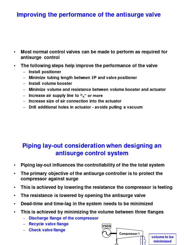 Anti-Surge Valve Performance | PDF | Valve | Actuator