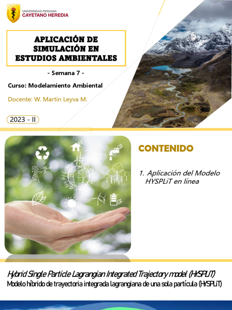 Aplicación del Modelo HYSPLIT | PDF | Software de la aplicacion ...