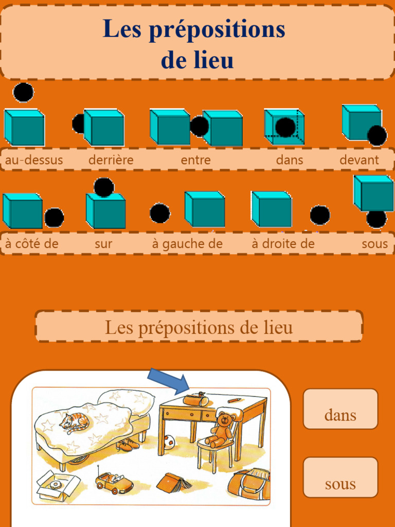 Les Prépositions de Lieu | PDF