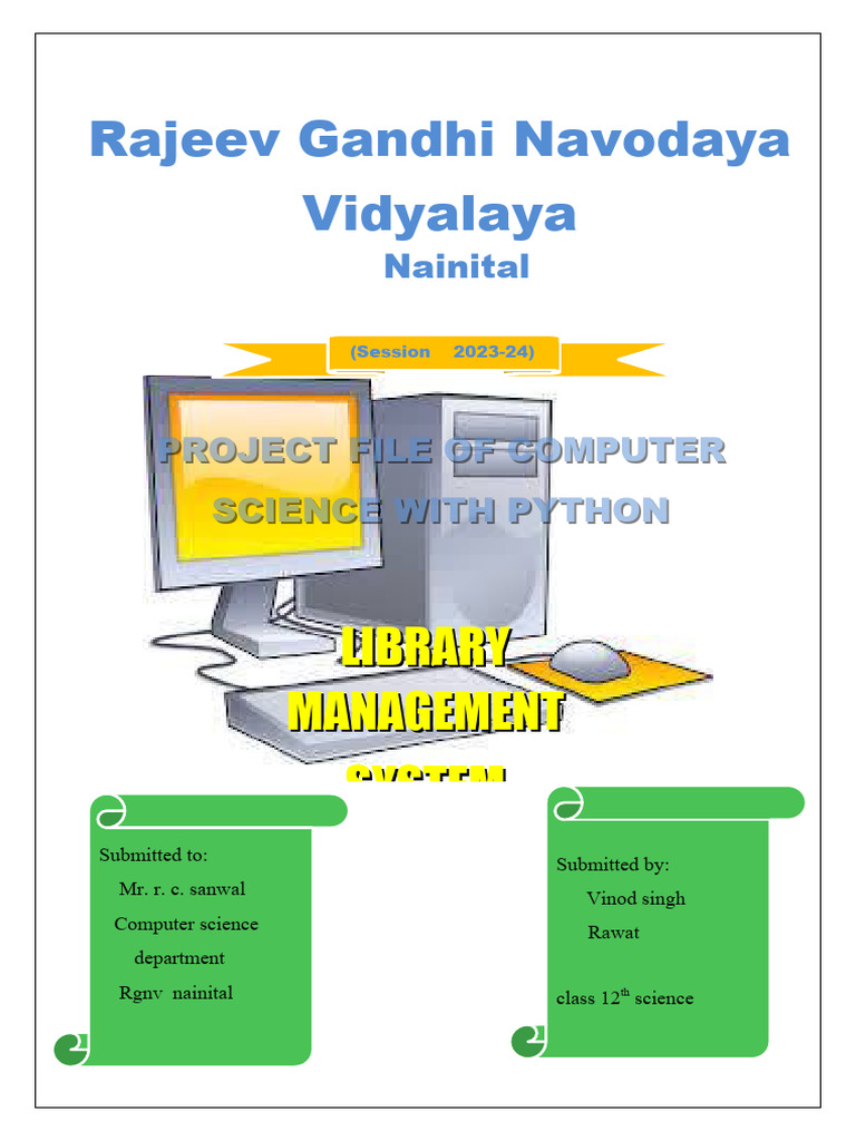 Library management system | PDF | Information Technology | Software