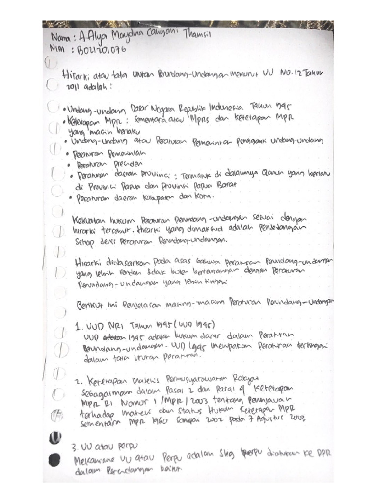 Catatan Kuliah | PDF