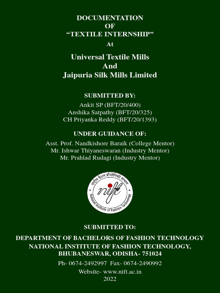Utm JSML Print 5.0 | PDF | Textiles | Weaving