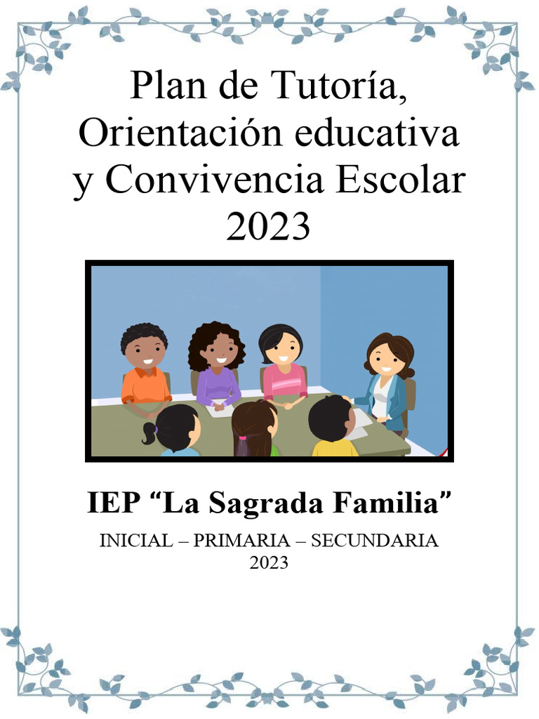 Plan Toe La Sagrada Familia | PDF | Violencia | Inclusión (Educación)