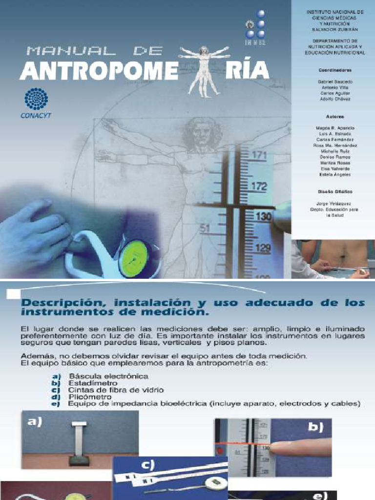 Manual De Antropometria Pdf