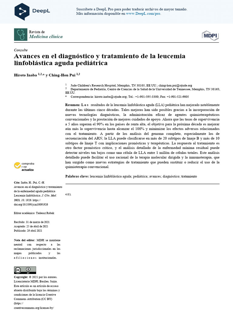jcm-10-01926-v2 Es | PDF | Ciencias de la Salud | Cáncer