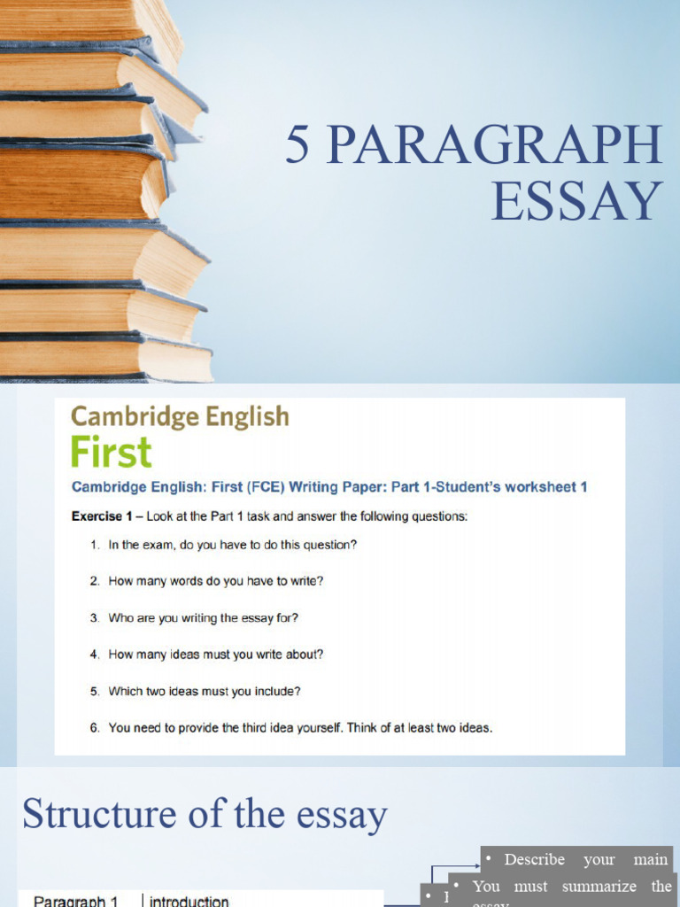 5 Paragraph Essay | PDF | Essays | Grammar
