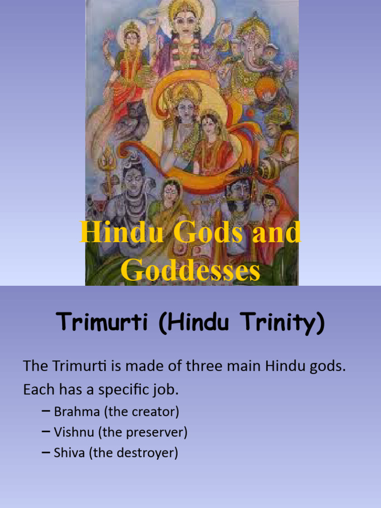Hindu Gods and Goddesses | PDF