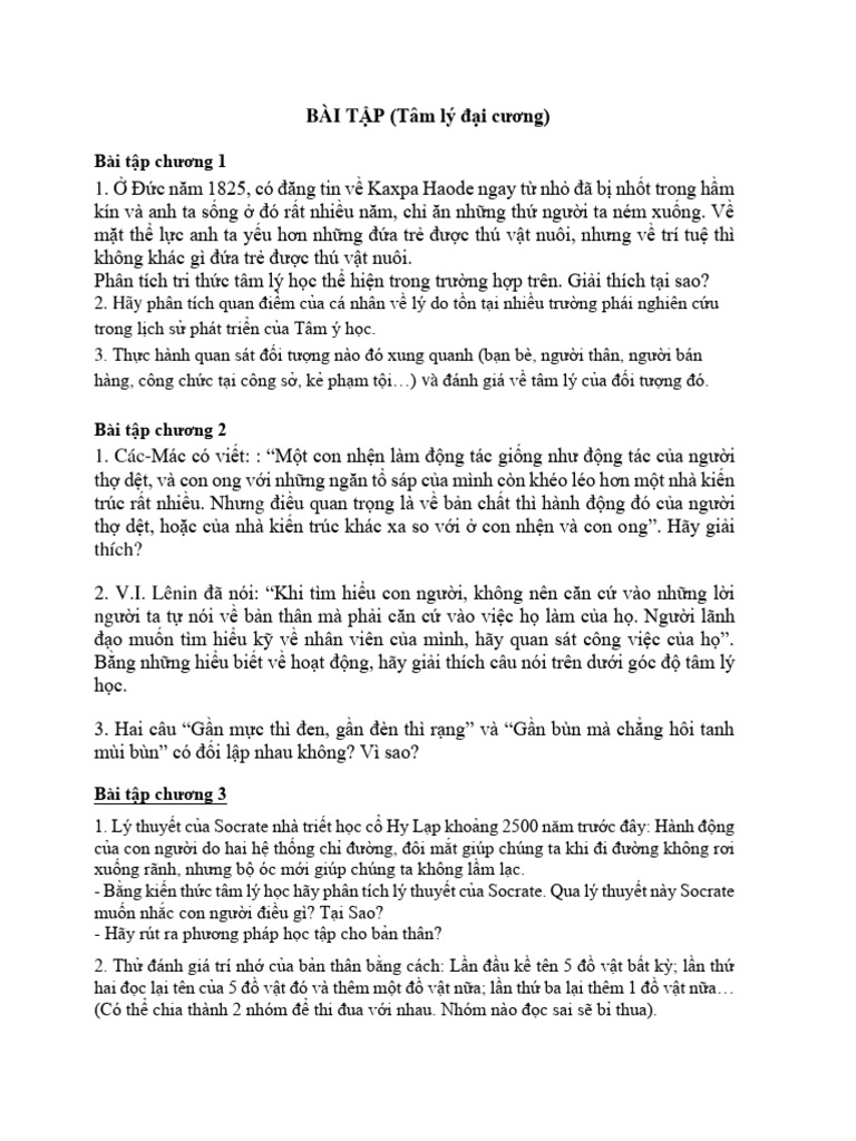 TLDC-Bài tập | PDF