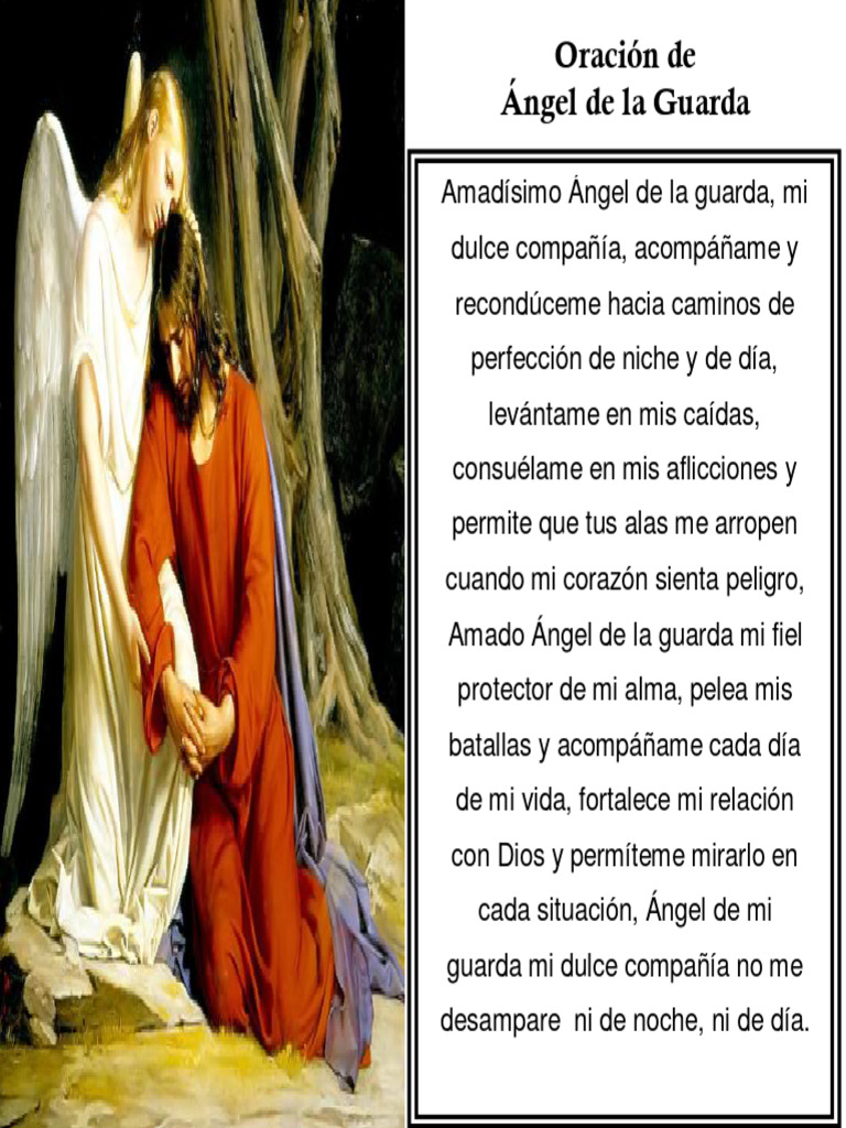 Oración A Angel De La Guarda Pdf