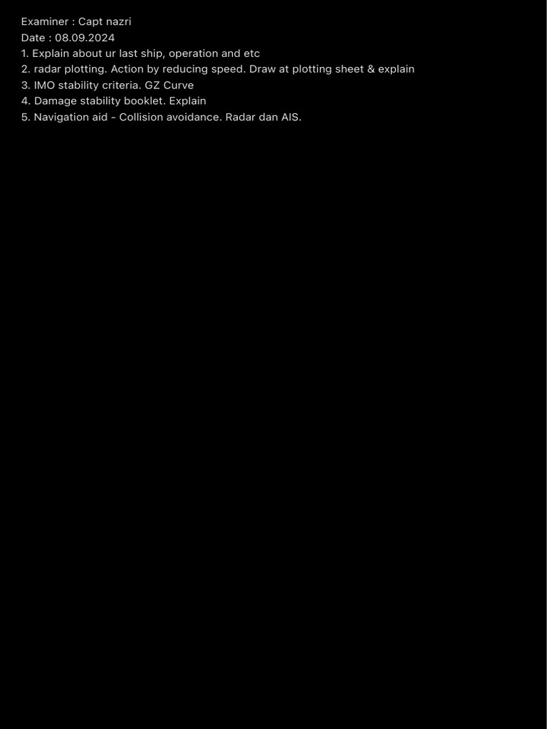 Examiner Capt Nazri2 | PDF