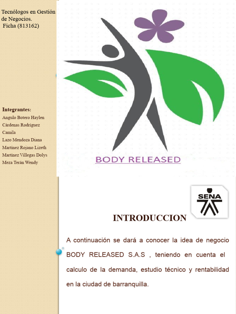 Presentaciòn de Proyecto Body Released Wen | PDF | Análisis FODA | Business