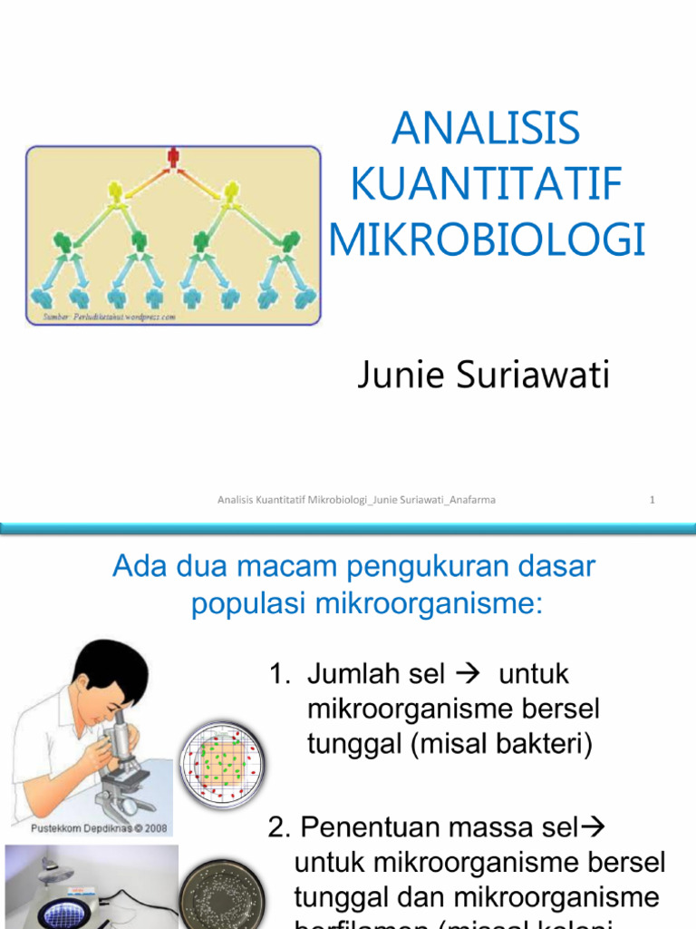 Analisis Kuantitatif Mikrobiologi 2020 | PDF