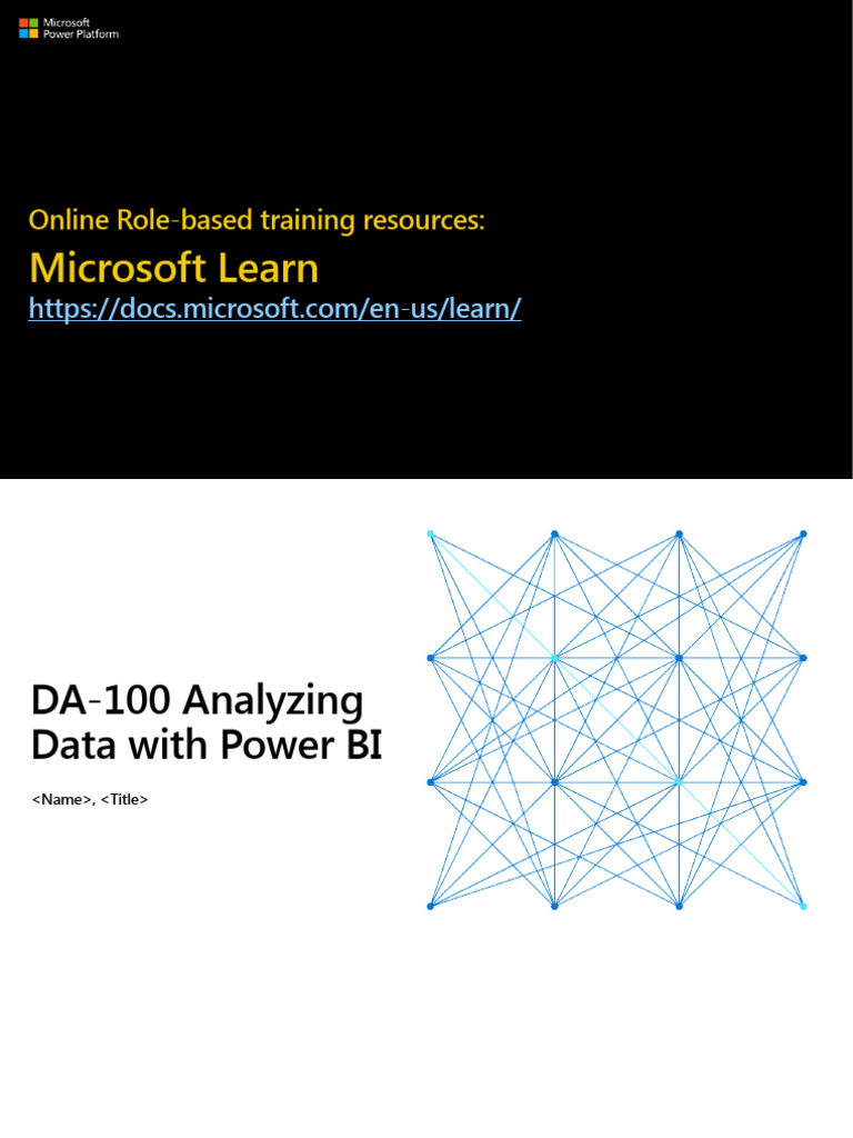 DA 100 Mod2 ENU PowerPoint | PDF | Data | Microsoft Sql Server
