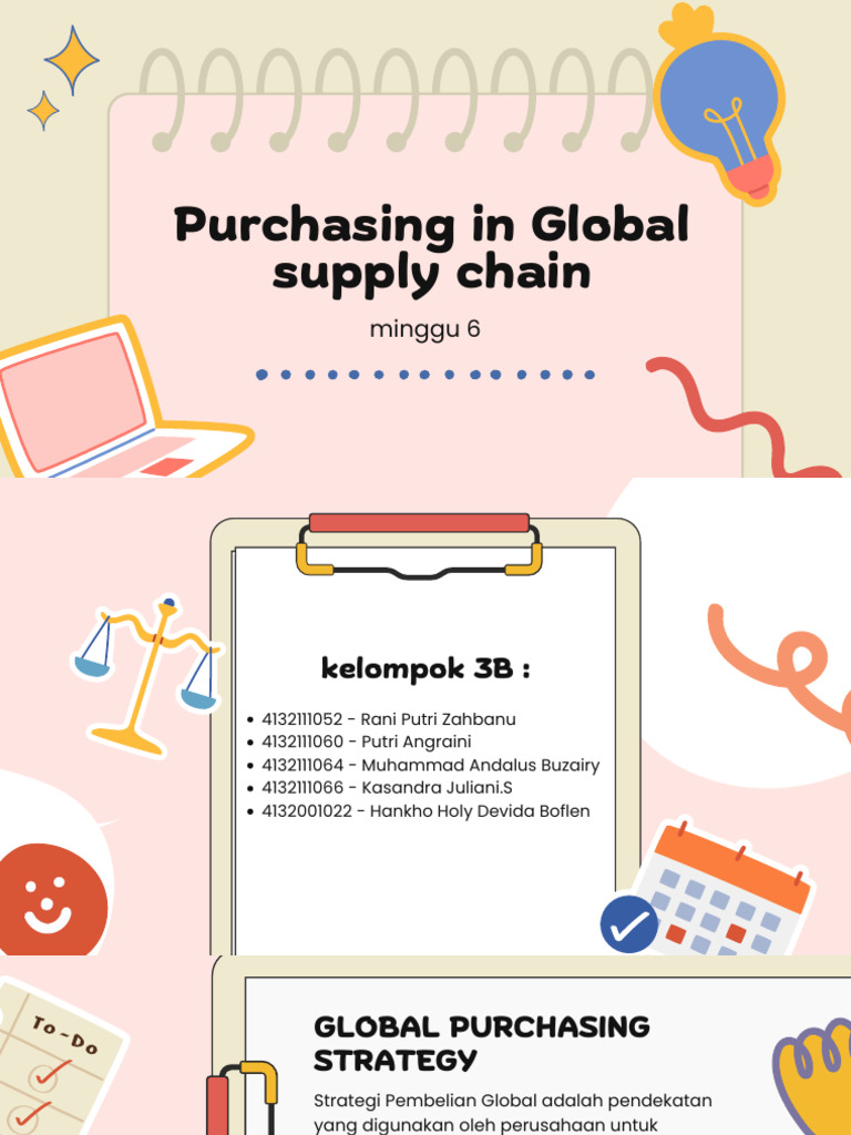 Purchasing in Global Supply Chain - Kelompok 3B - LPI 5B Malam | PDF ...