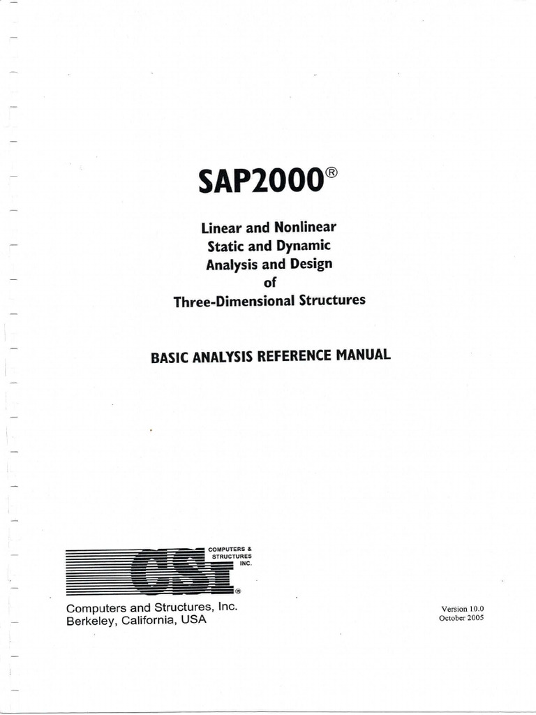 Sap 2000 | PDF