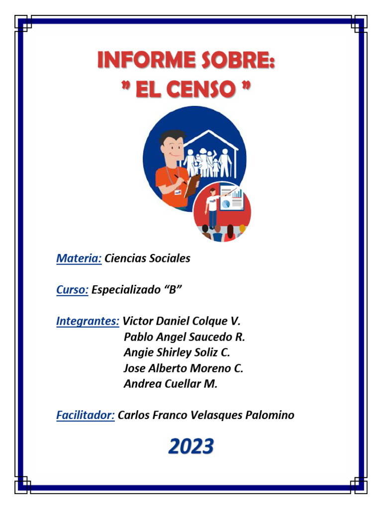 Importancia y Tipos de Censos | PDF | Cuestionario | Censo