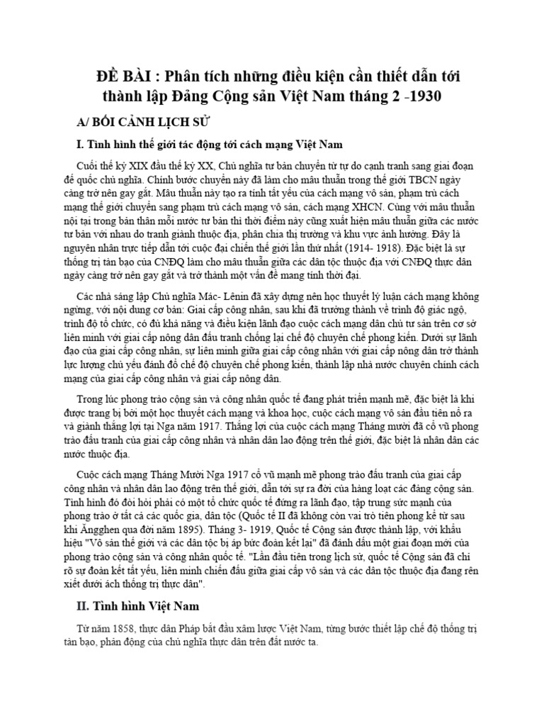 Nhóm 1 - HIS 362 A | PDF