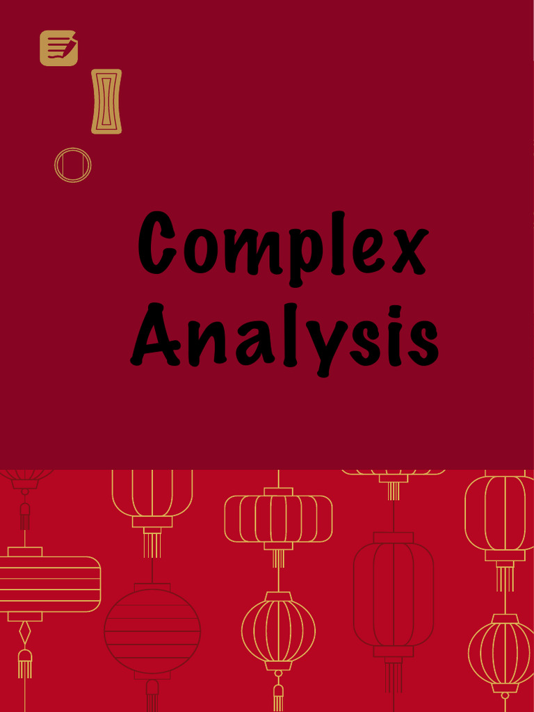 Complex Analysis | PDF