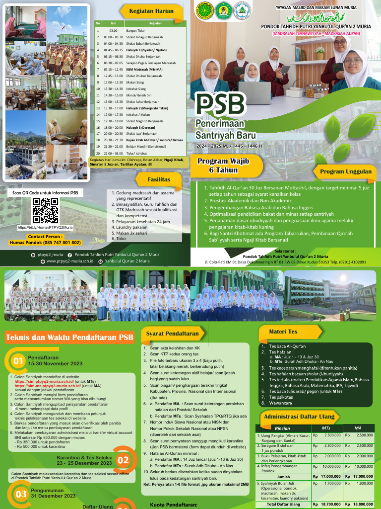 Brosur PSB 2024.2025 | PDF