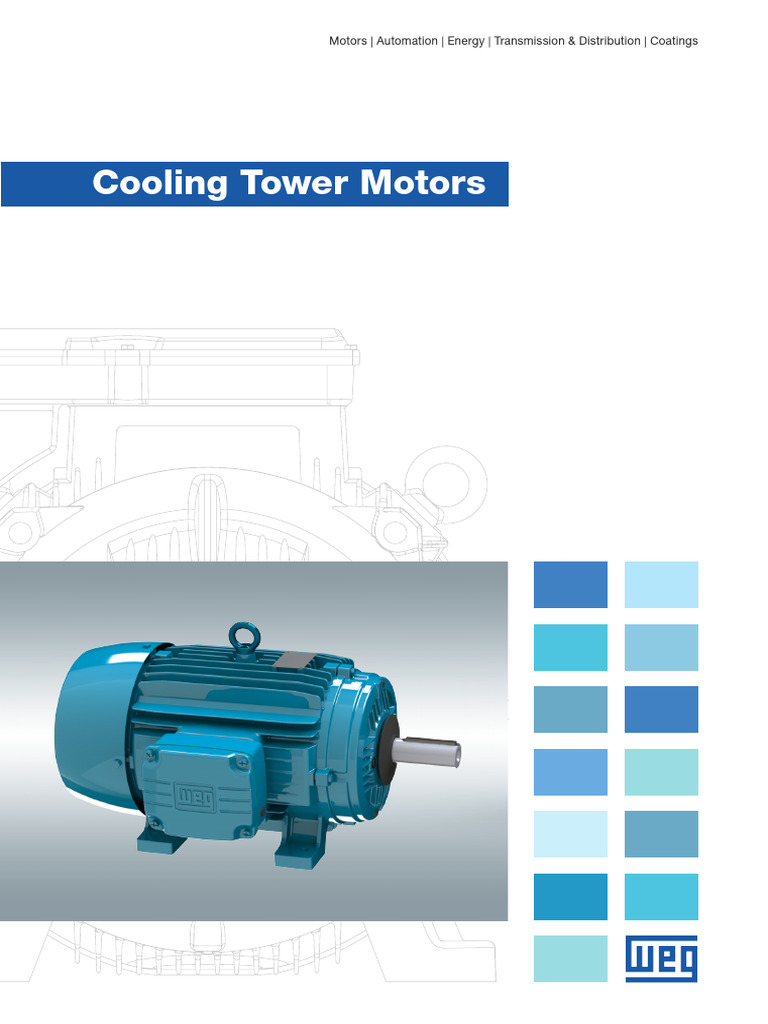 WEG-cooling-tower-motors-referencial | PDF | Electric Motor | Materials