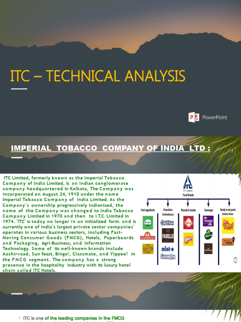 Itc - Technical Analysis New | PDF | Moving Average | Technical Analysis