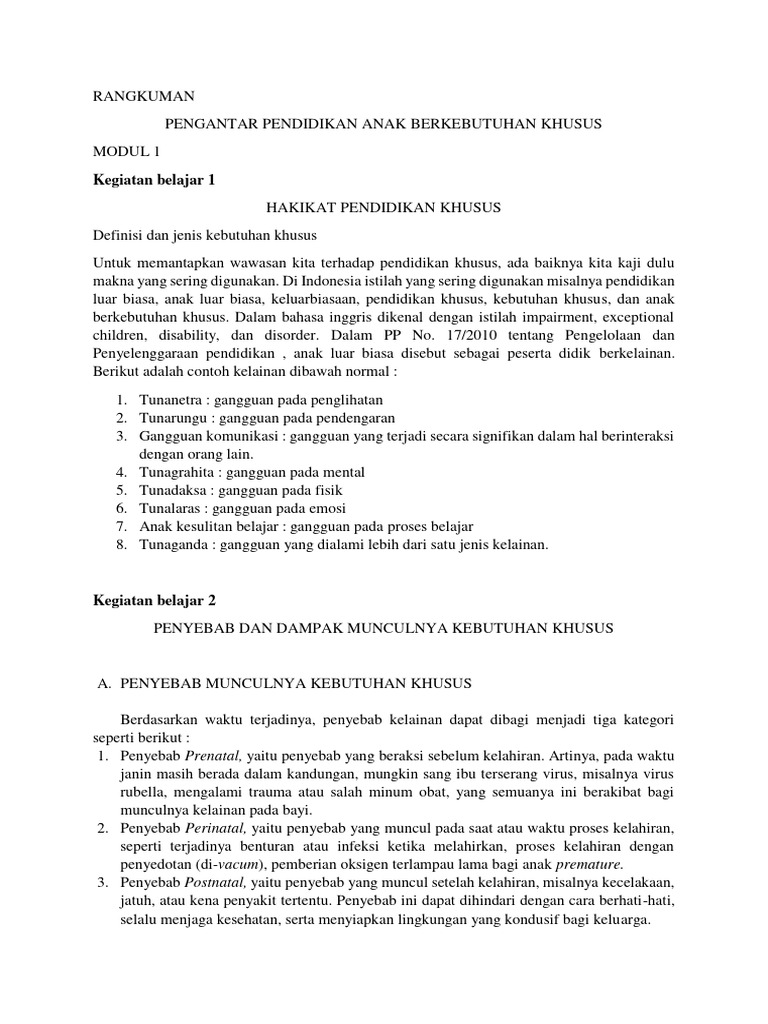 Abk Modul 1 Resume | PDF