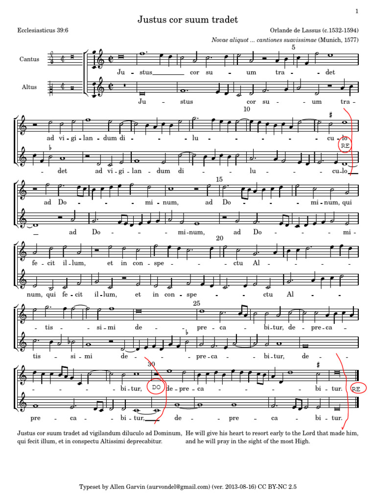 4) Justus Cor ANALISI Suum Tradet | PDF