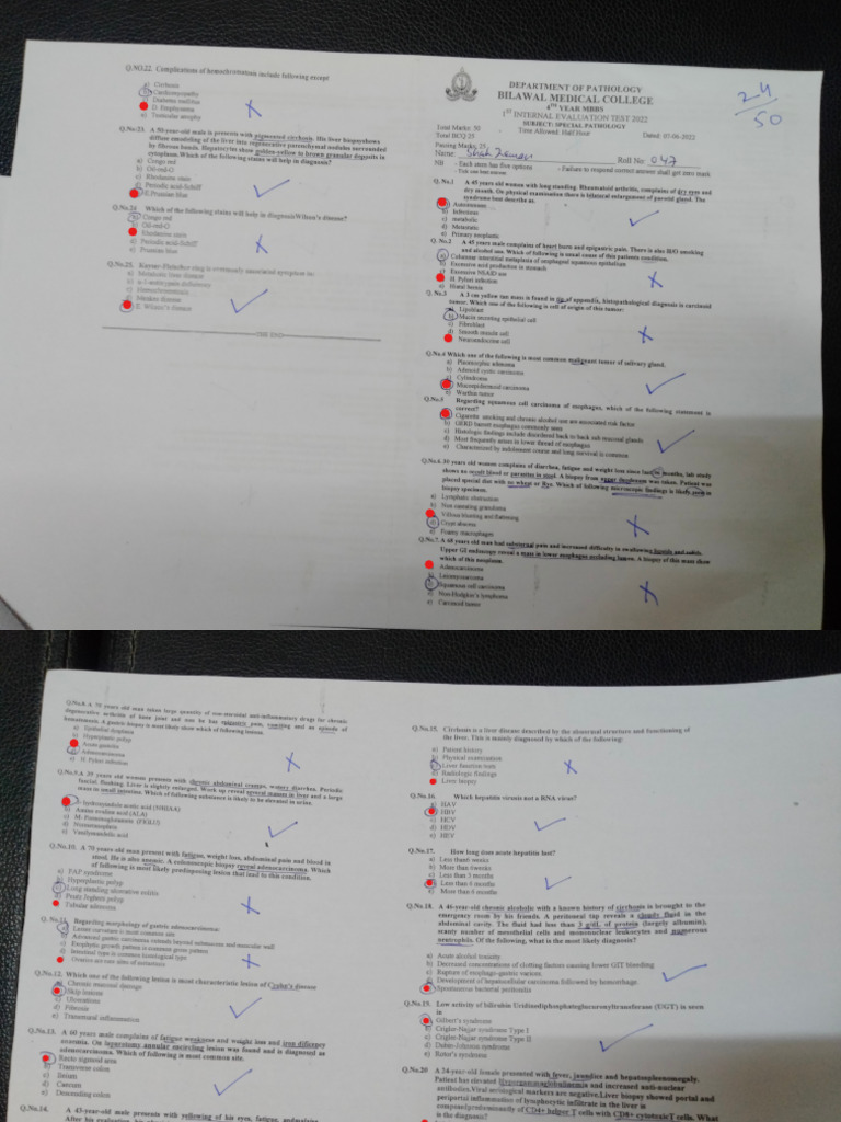 Special Pathology Bcqs | PDF