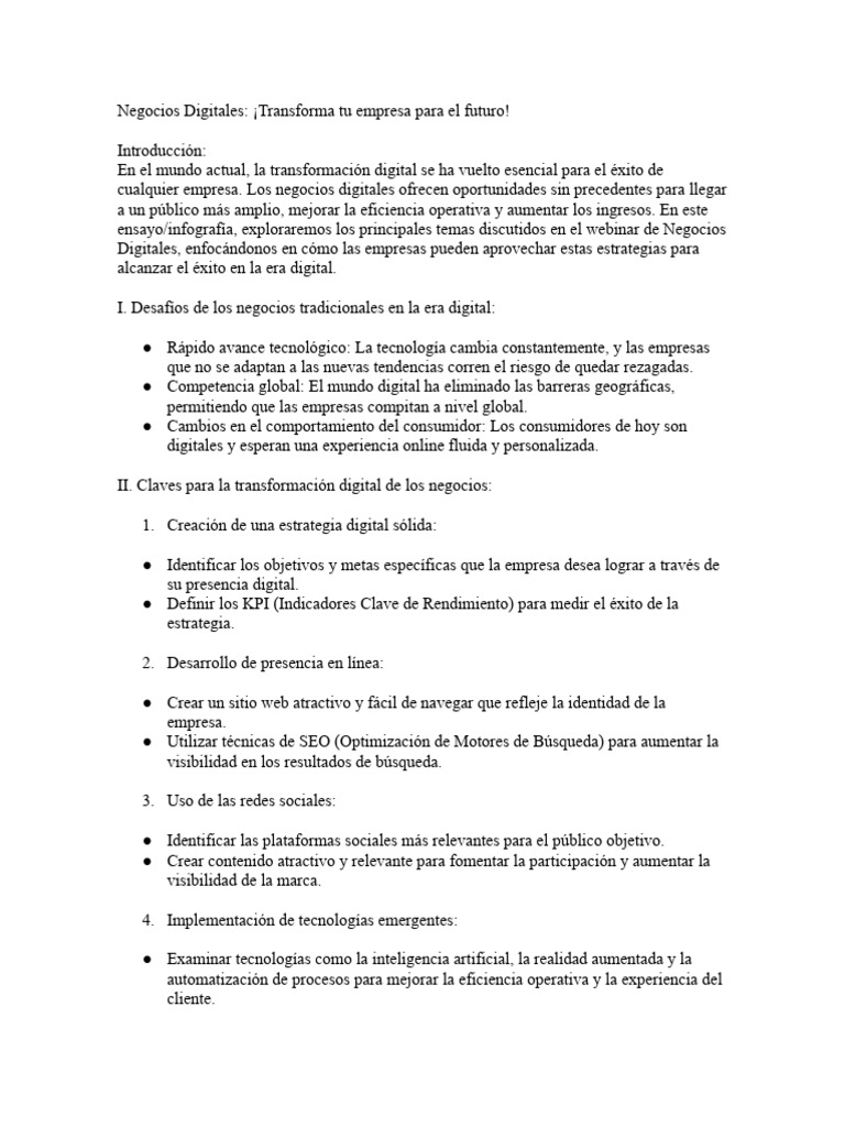 Ensayo trading.docx | PDF | Posicionamiento en buscadores | ciberespacio