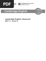 B2 First For Schools 4, Test 4 Answer Key, Reading and Use of English ...