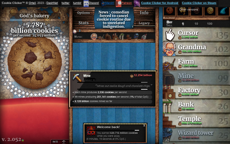 46.48 Billion Cookies - Cookie Clicker | PDF | Game Design | Ios Software