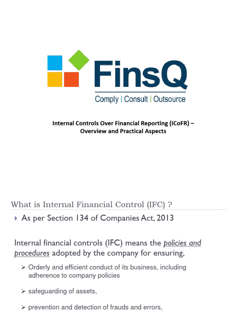 Icfr New Pdf Internal Control Audit