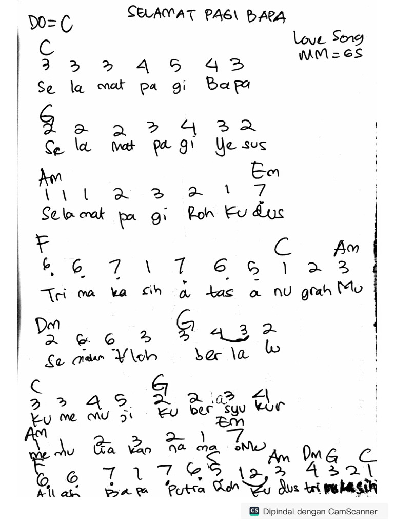 Selamat Pagi Bapa Pdf