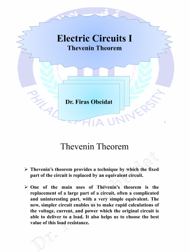 7 Thevenin Theorem | PDF