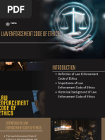 Law Enforcement Code of Ethics | PDF