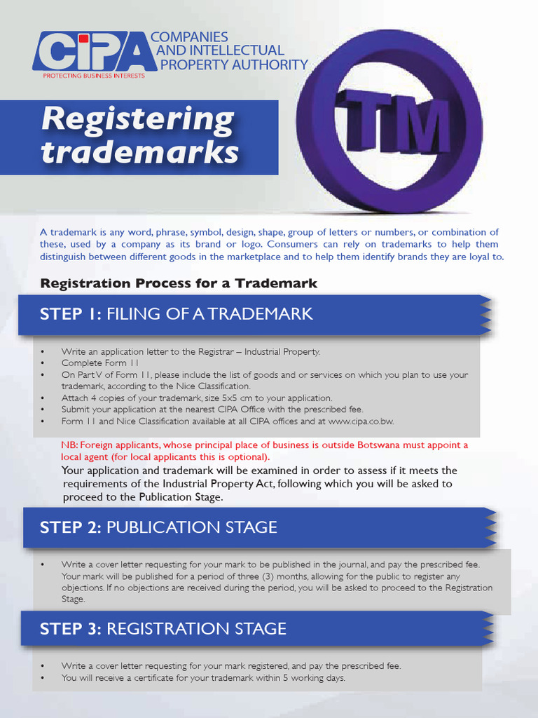 Trademark Registration Process Guide | PDF | Trademark | Common Law
