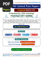 Sample Test Papers JST HST PST | PDF | Mass | Force