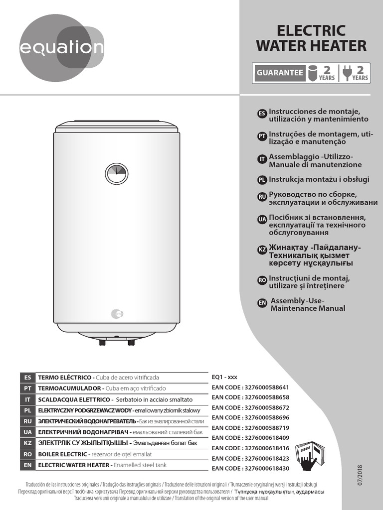 Eq1 Termo Electrico 100l | PDF