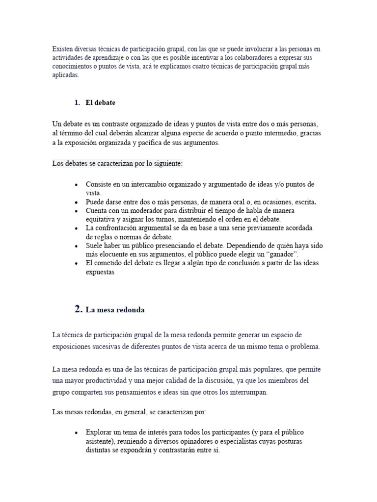 Técnicas de Orientación Grupal | PDF | Seminario