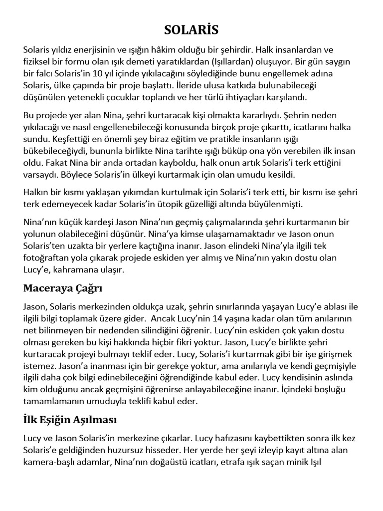 Solaris | PDF