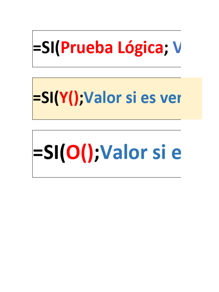 Funciones Si y o Alumnos | PDF