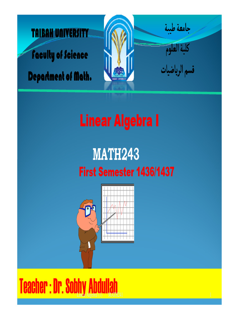 Linear Algebra1 | PDF | Mathematics | Algebra Linear Algebra1 | PDF | Mathematics | Algebra