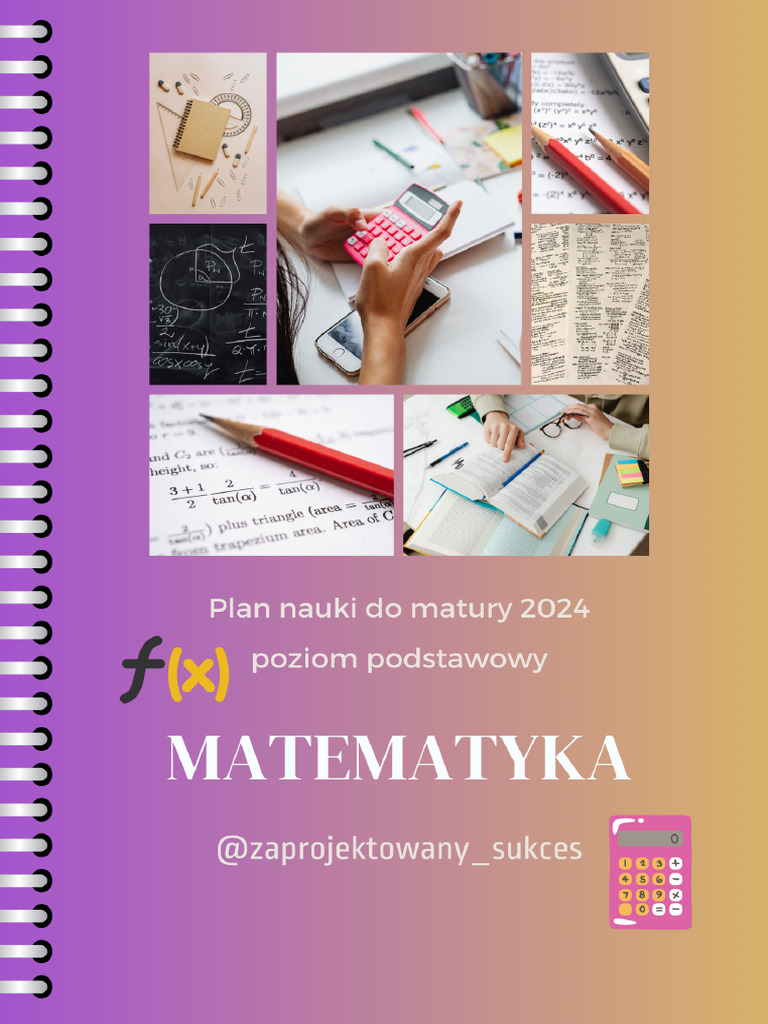 Plan Nauki 2024 Matma P | PDF